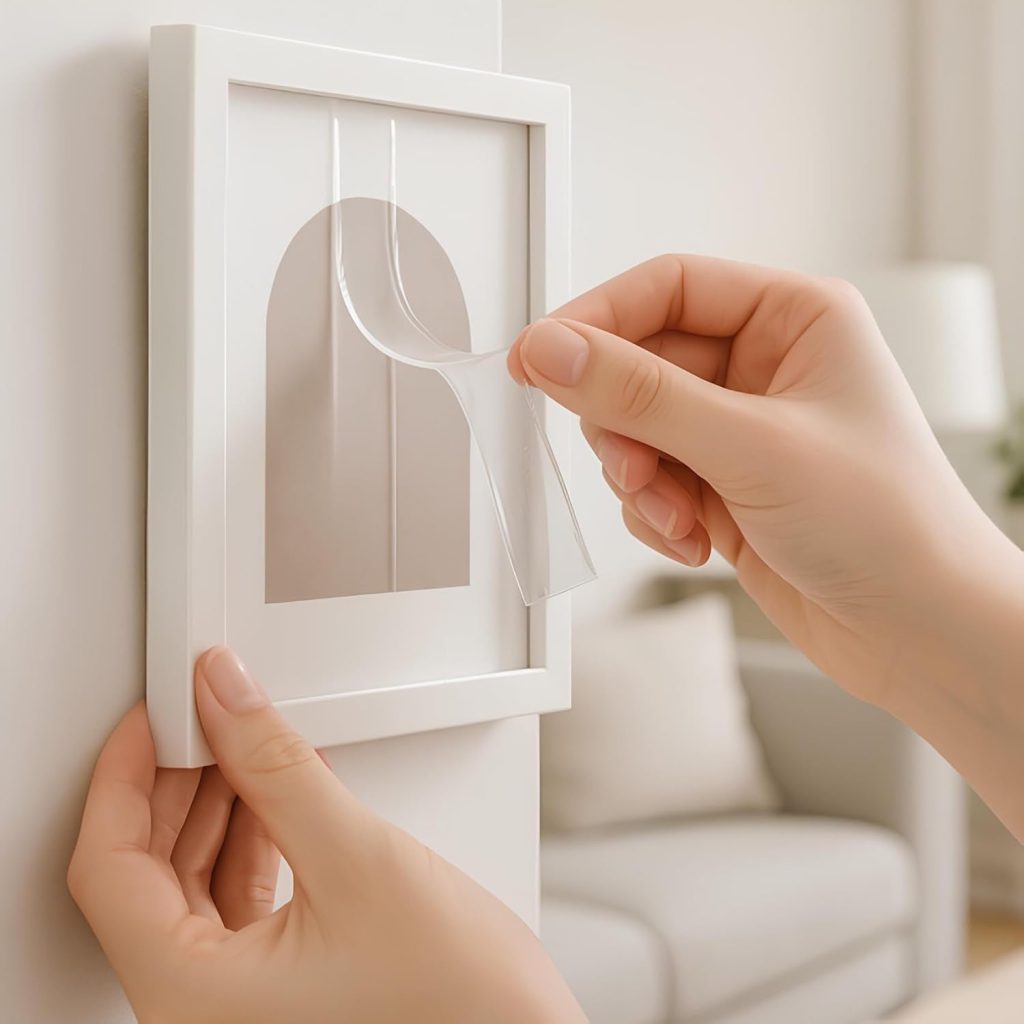 DOUBLE-SIDED TRANSPARENT MOUNTING TAPE – 3M REMOVABLE WASHABLE STRONG ...