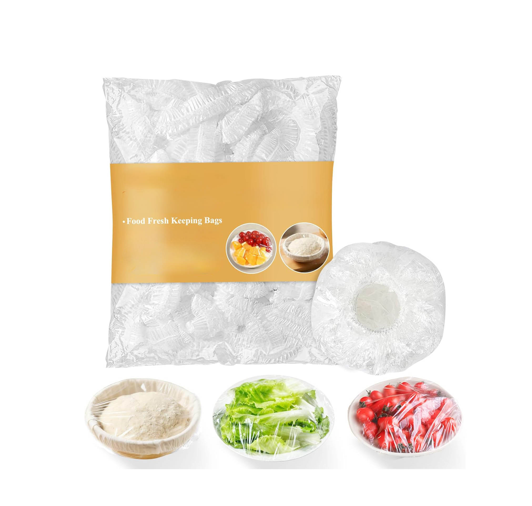 PLASTIC BOWL COVERS – REUSABLE ELASTIC STRETCH FOOD COVERS - Homedash