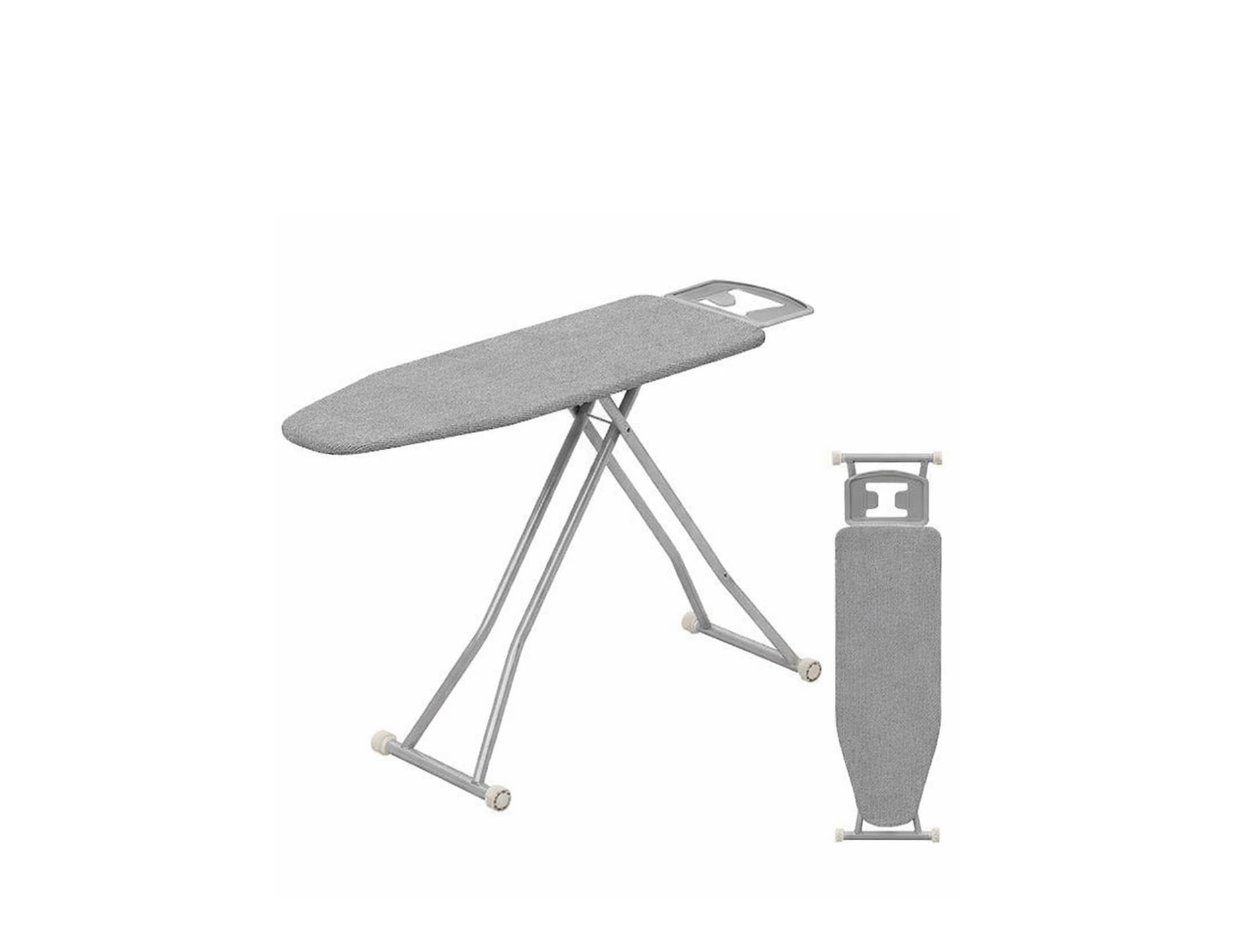 IRONING BOARD FULL SIZE WITH IRON REST – FOLDABLE IRON TABLE STAND WITH ...